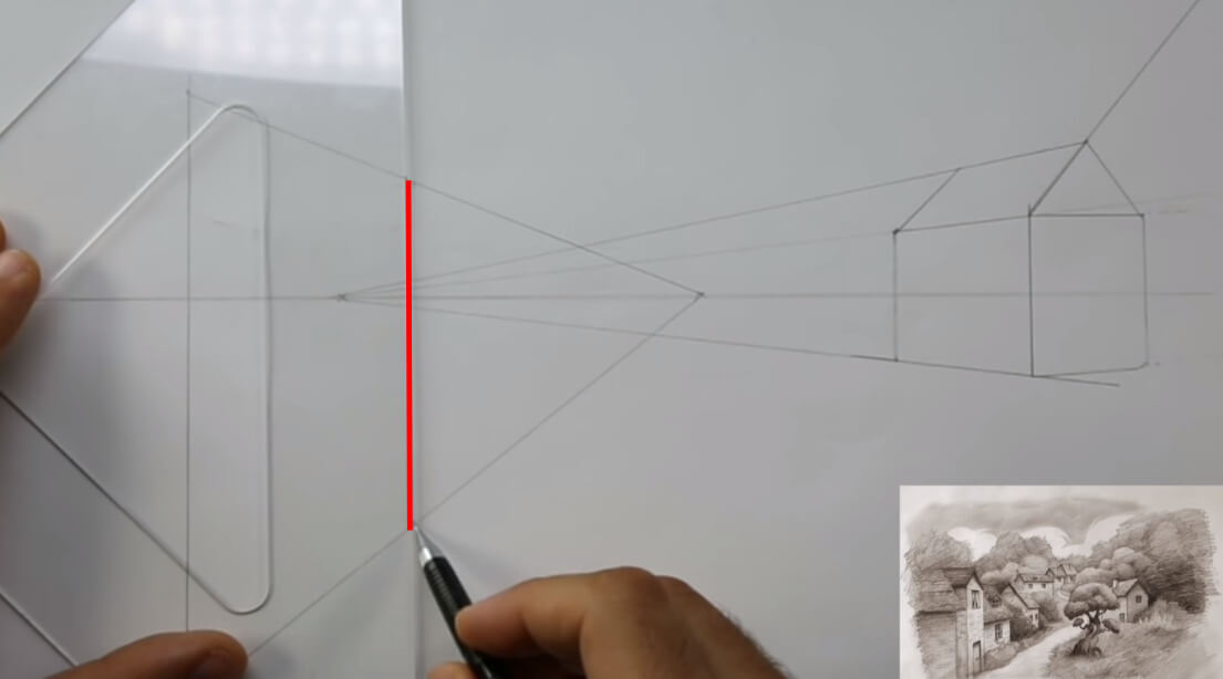 Comment dessiner un paysage en perspective
