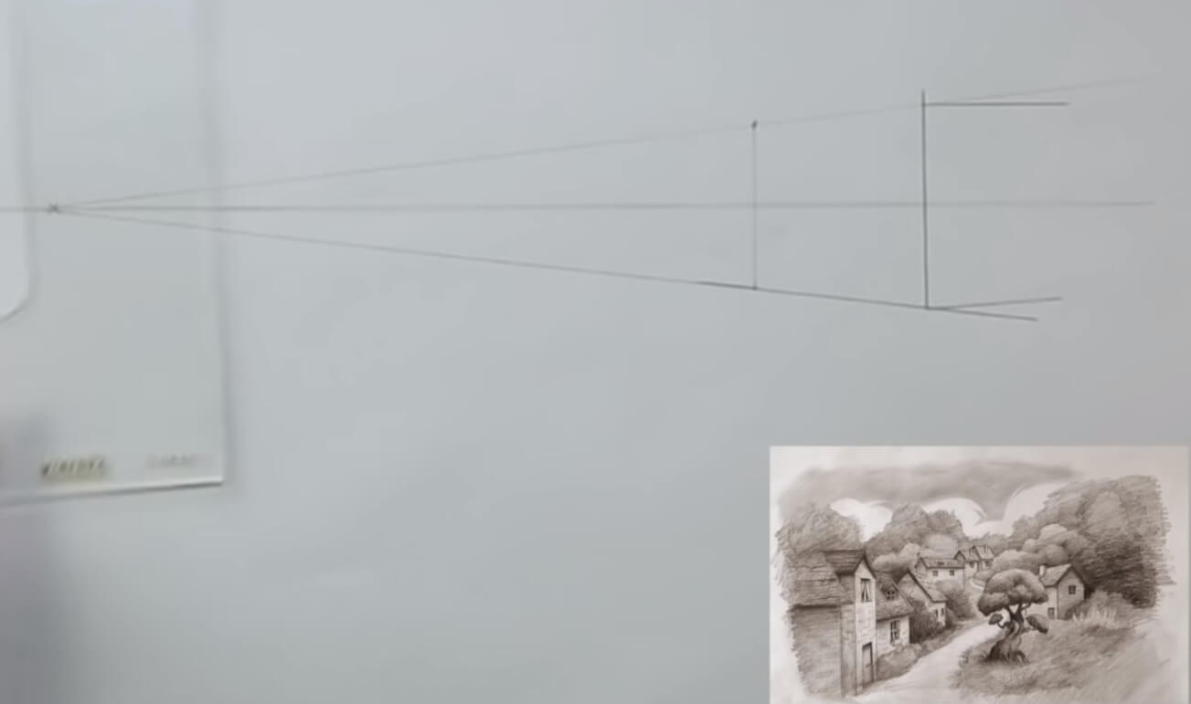 Comment dessiner un paysage en perspective