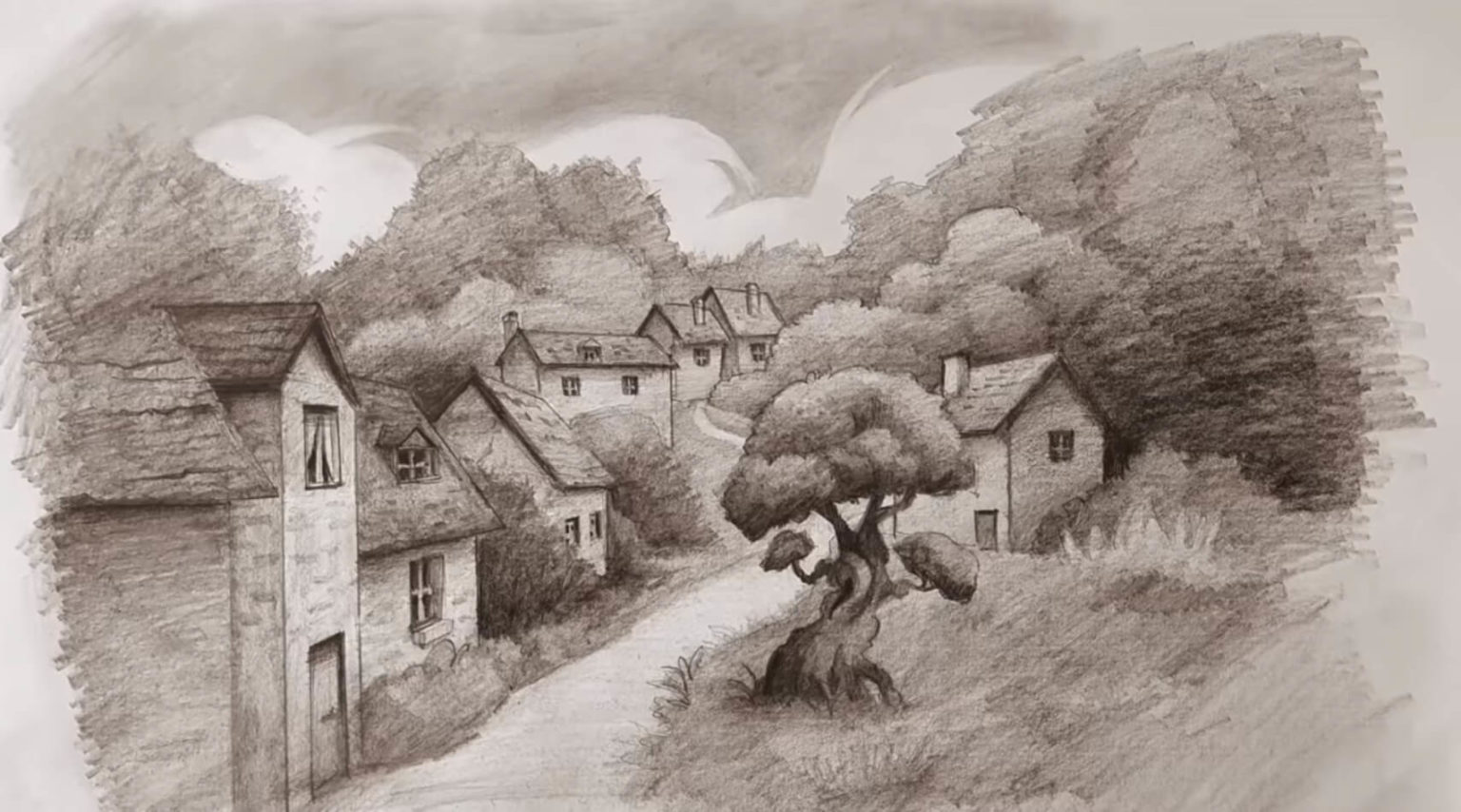 Comment dessiner un paysage en perspective